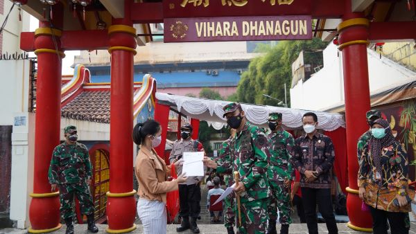 Setiap Hari Korem 061/Sk Gelar Vaksinasi untuk 4.500 Orang