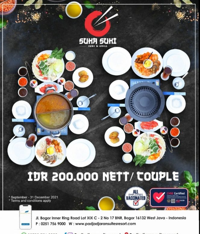 BBQ Buffet Suka Suki Grill di Padjadjaran Suites Bogor