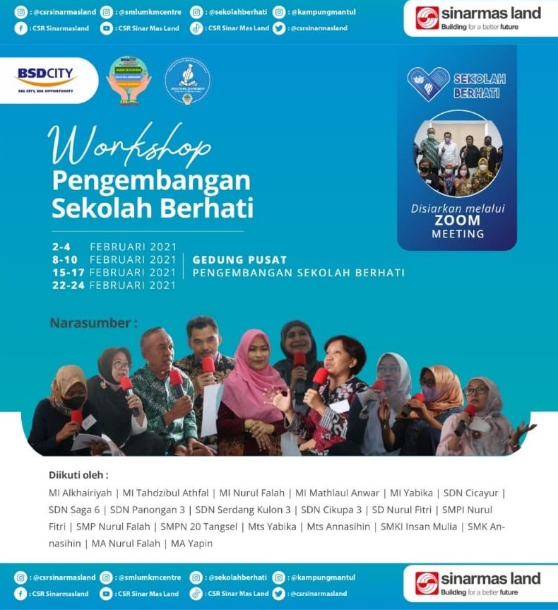 Sinar Mas Land Berikan Pelatihan Program Sekolah Berhati Kepada Ratusan Guru di Tangerang ...