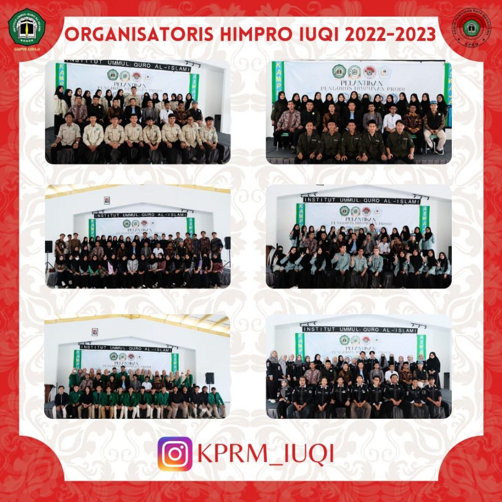 IUQI Bogor Sukses Menggelar Pelantikan Himpro untuk 6 Program Studi