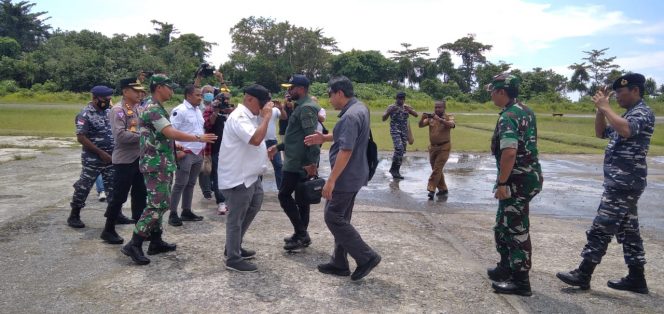 Dandim Sarmi Sambut Kunjungan Kerja Anggota Komisi I Dpr Ri