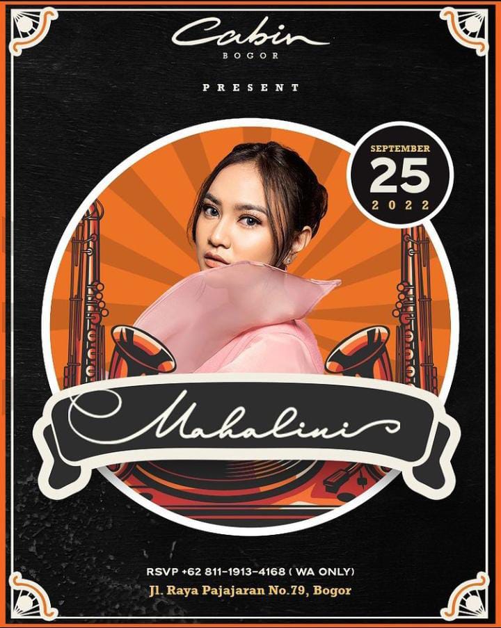 Kabar Gembira! Penyanyi Mahalini Akan Tampil di Cabin Bogor