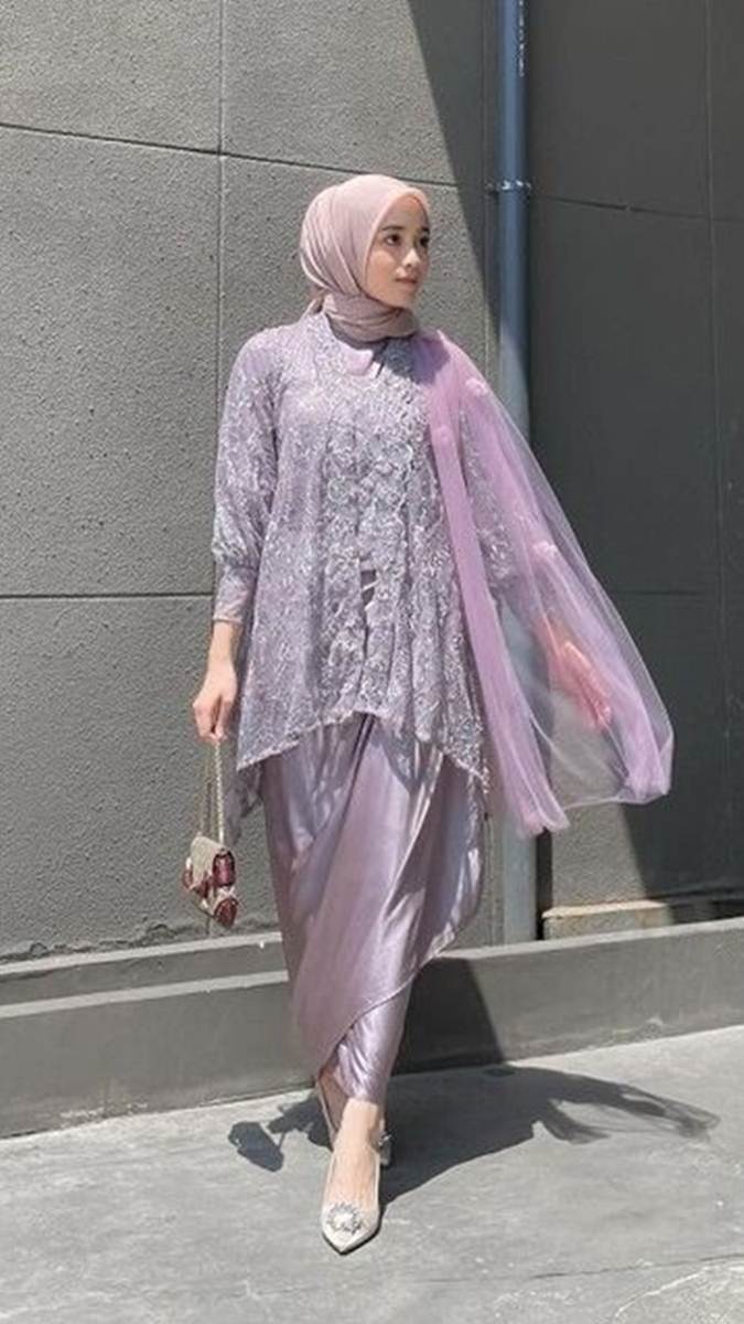 Model Baju Gamis Brokat 2023 Desain Modern dan Mewah, Cek!