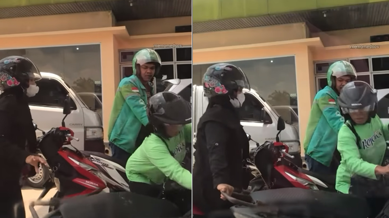 Viral, Ibu-Ibu Marah Saat Antre di SPBU Gara-Gara Diserobot