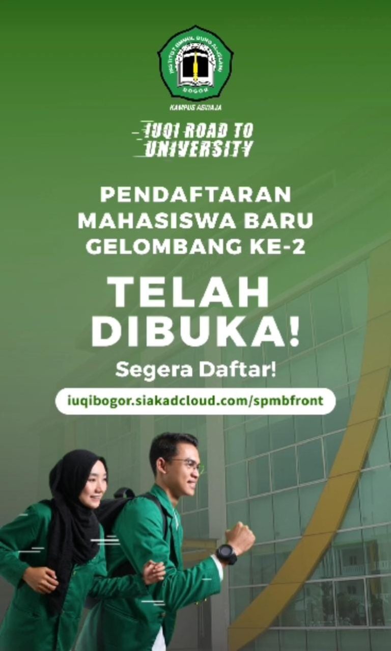 IUQI Bogor Buka PMB Gelombang ll, Begini Cara Daftarnya