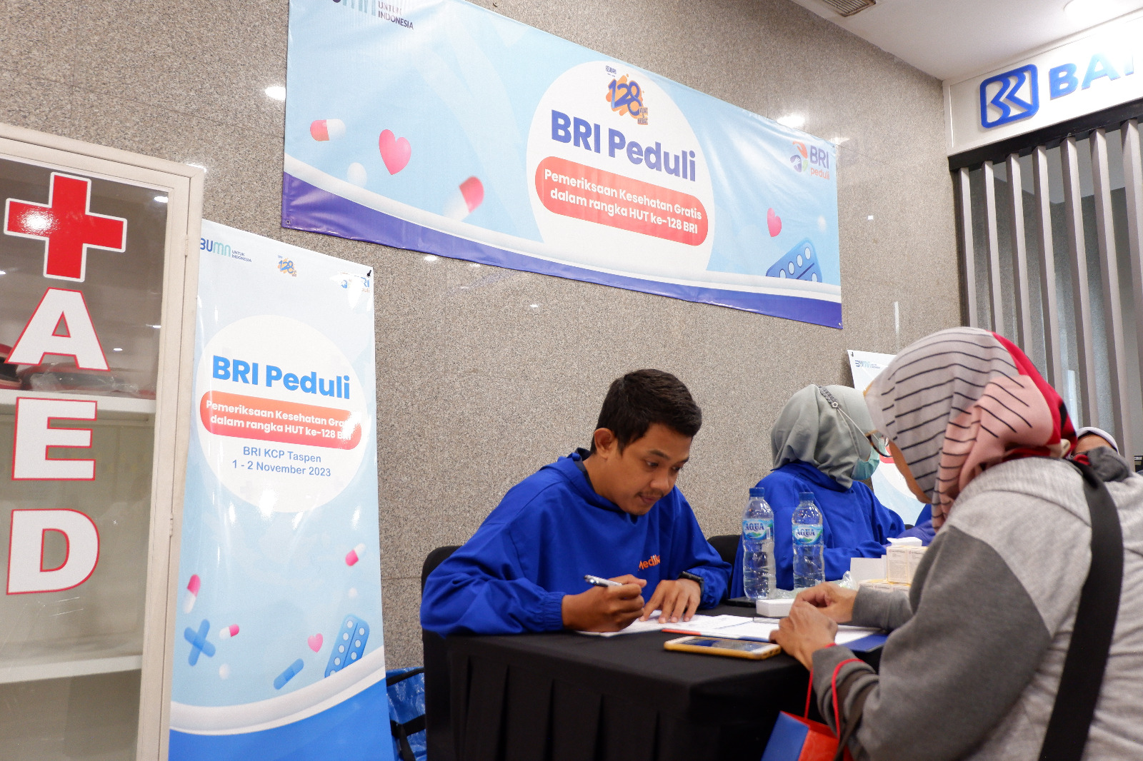 Rangkaian HUT ke-128, BRI Gelar Pemeriksaan Kesehatan Gratis