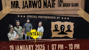 Mr. Jarwo Naif Live Intimate Night di Transitory Coffee & Kitchen Depok